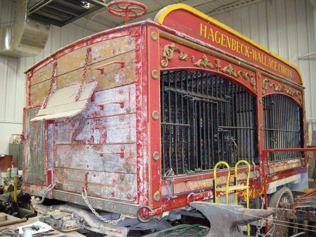 The Circus "NO SPIN ZONE": C. P. Fox Wagon Restoration Center--Circus ...