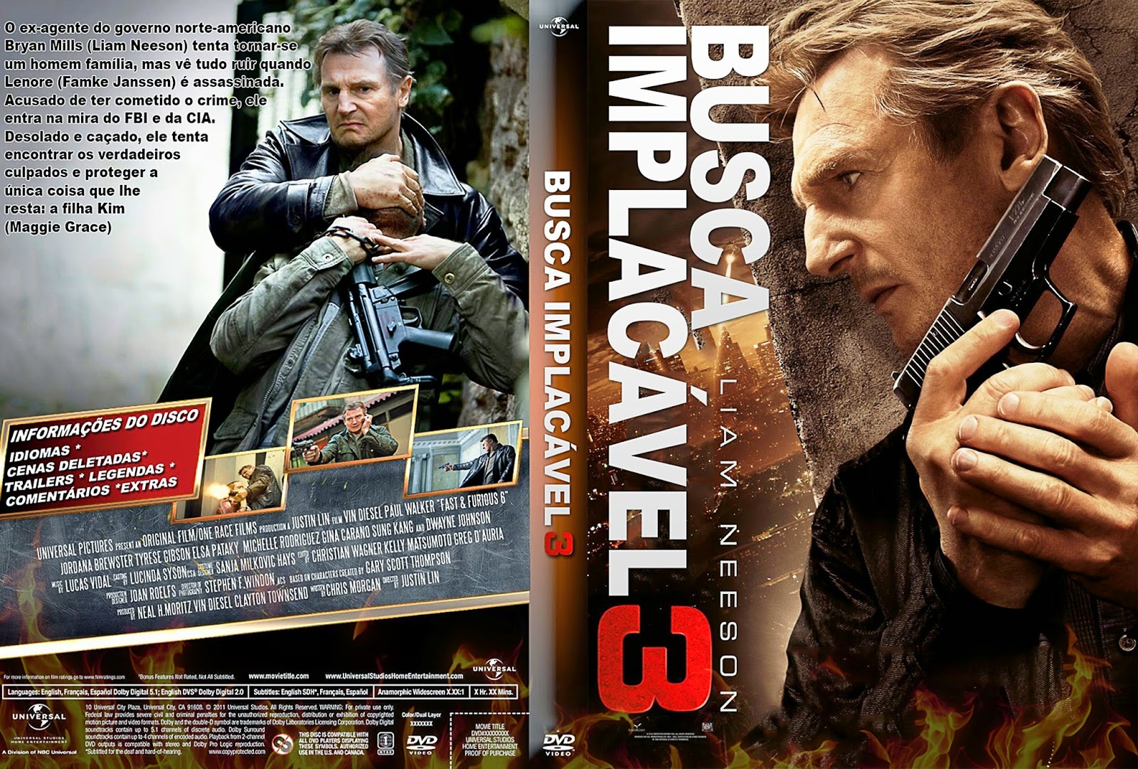 CAPAS de DVDs Buiu de Jesus: BUSCA IMPLACÁVEL 3