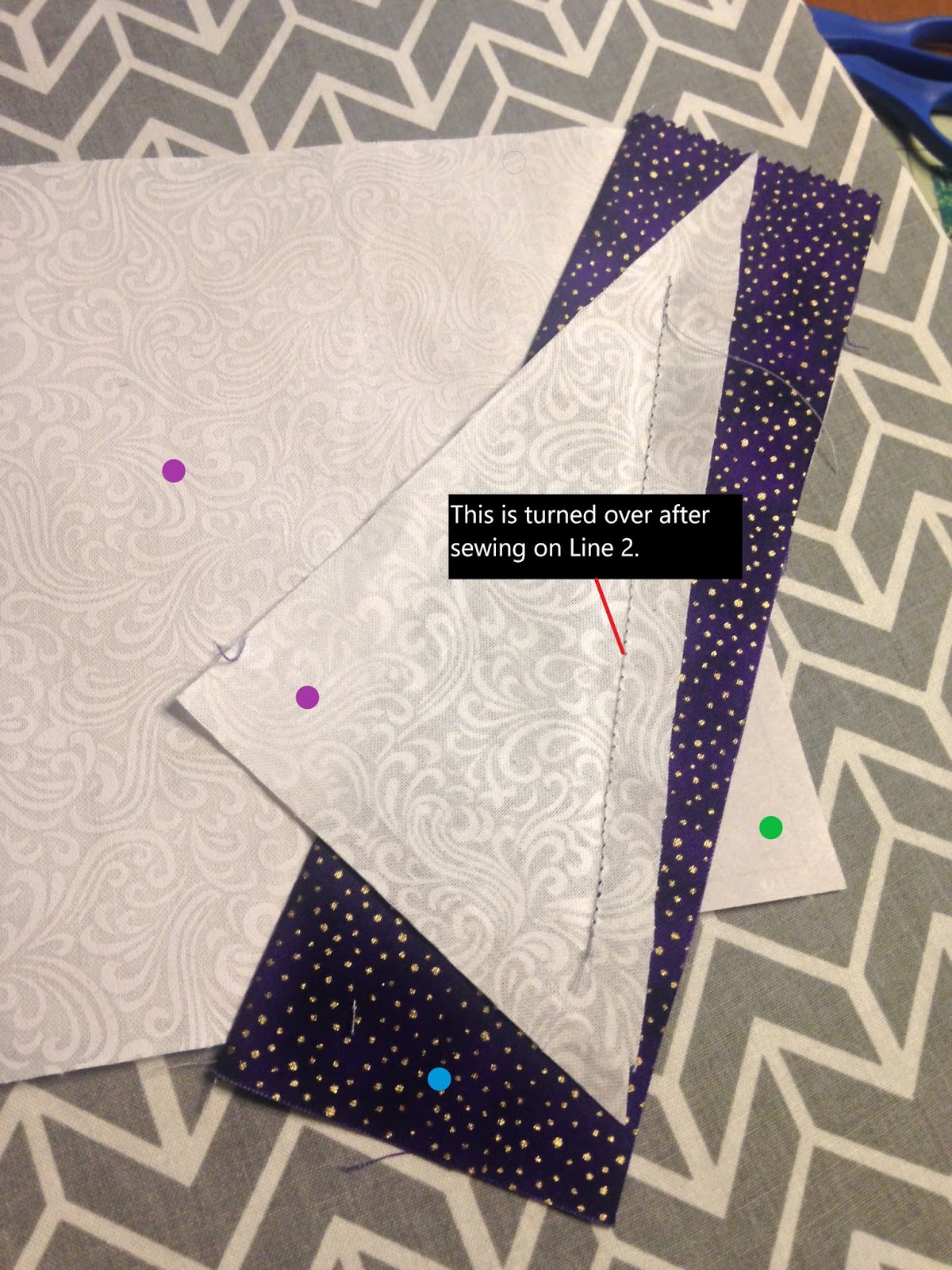 Tutorial: Paper Piecing Endless Chain Quilt Block