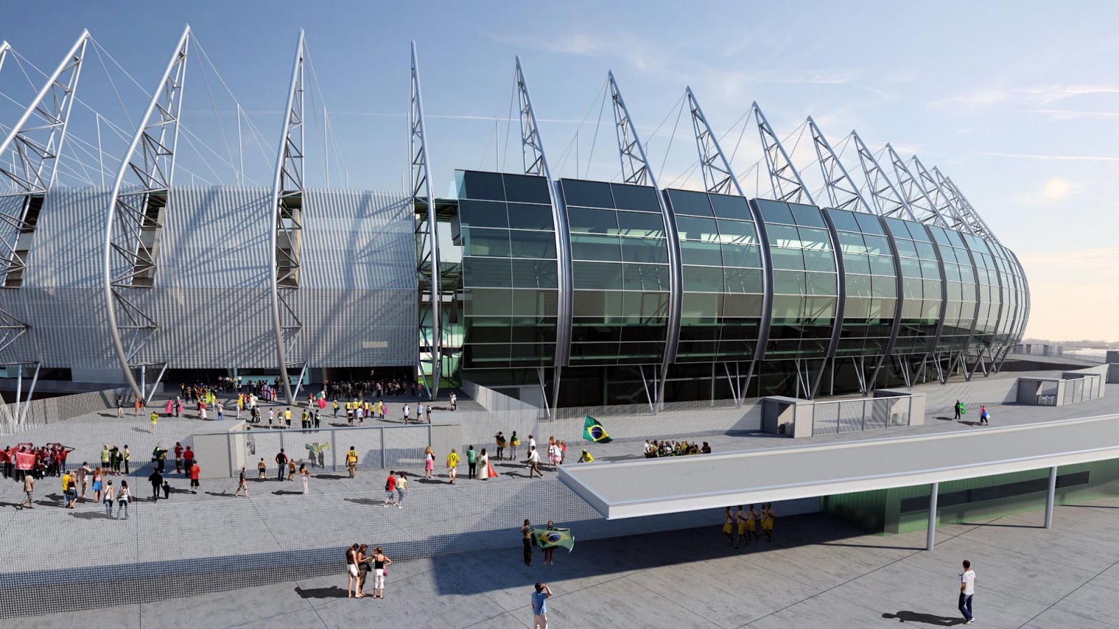 Obra na Arena Castelão em Fortaleza chegou a 89% de conclusão