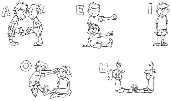 Rayito de Colores: Vocales para colorear