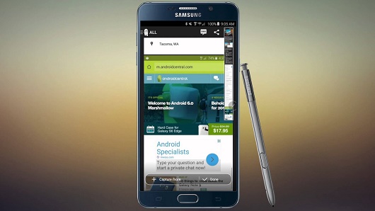 How to Take a Scrolling Screenshot on Your Samsung Galaxy Note 5 | Yhan ...