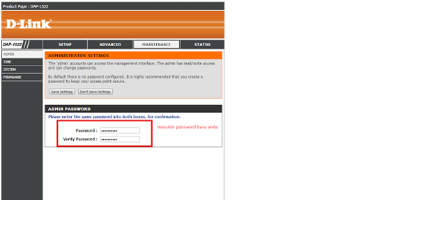 Akbar Magang : CARA KONFIGURASI ACCESS POINT D-LINK