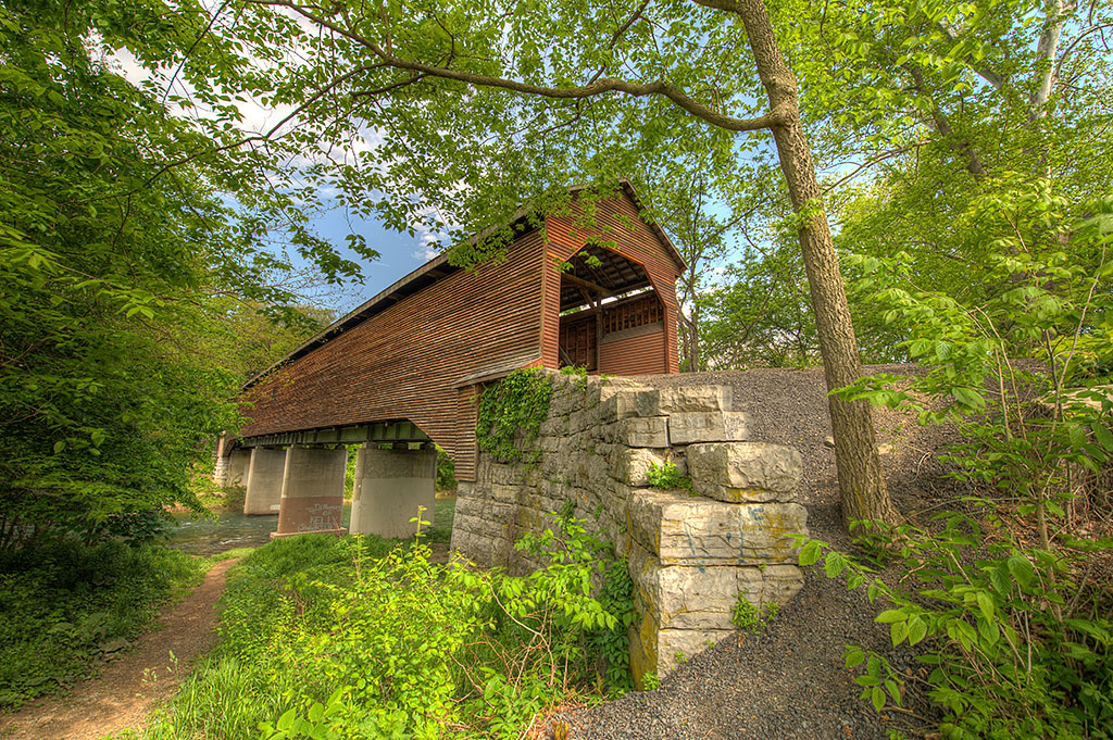Bubba's Garage: Cruising through the Meem’s Bottom Covered Bridge