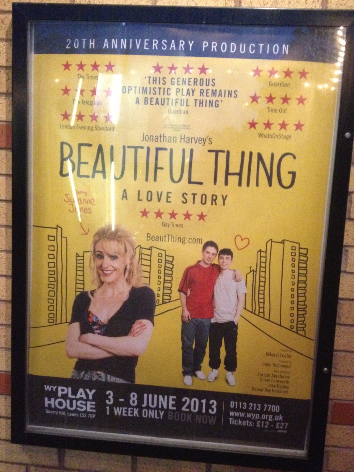 Coronation Street Blog: Review: Beautiful Thing by Jonathan Harvey