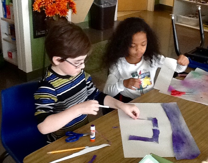 In Through the Out Door: Eric Carle Inspired Art--Part One