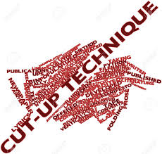 Here I'm sharing “cut-up technique” and “collage” technique: