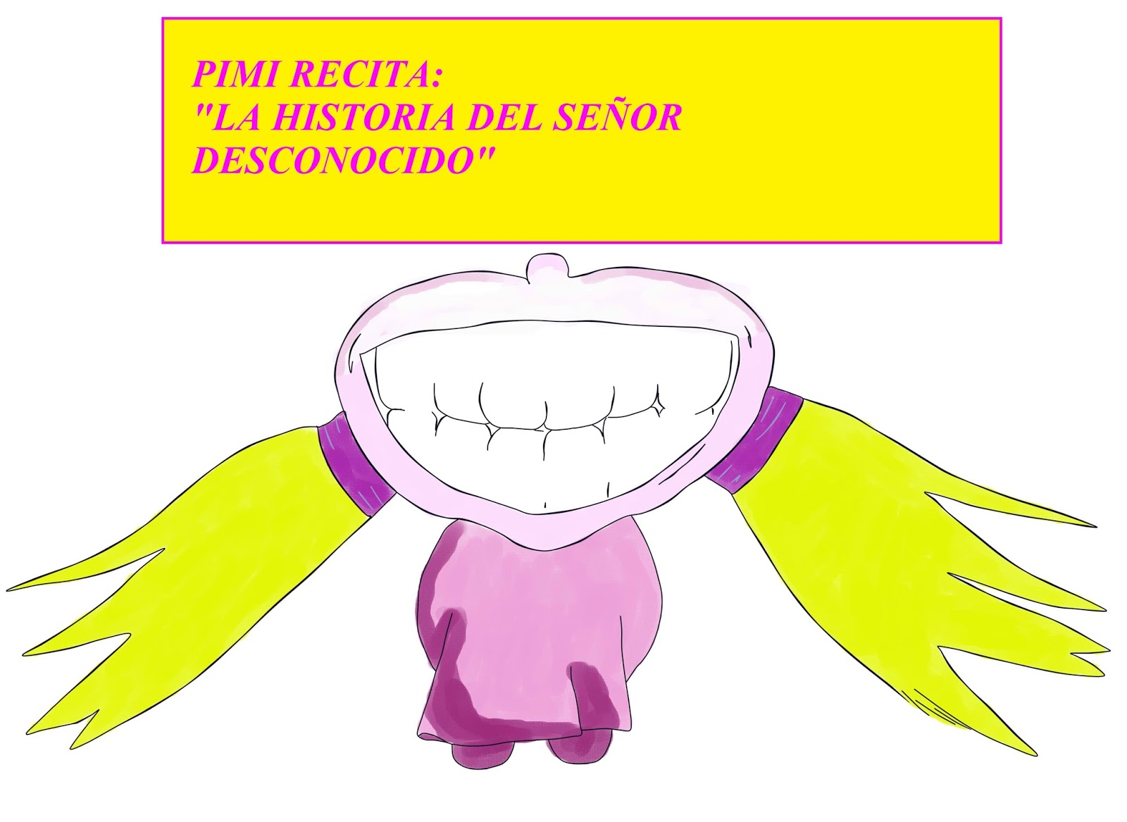 PIMI RECITA (PIMI DIBUJITA) (COMICS) | LA VIDA DE UN PERSONAJE ANIMADO