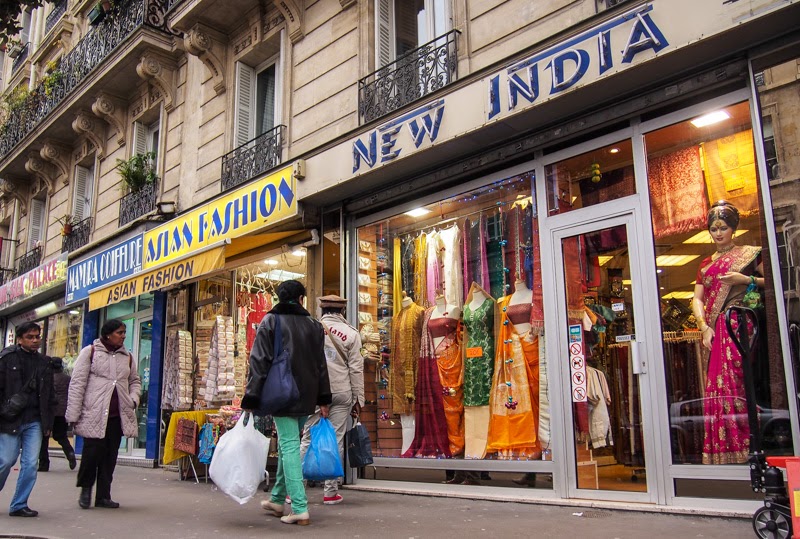 France: Tamil Town- veg eating and sari shopping in Paris