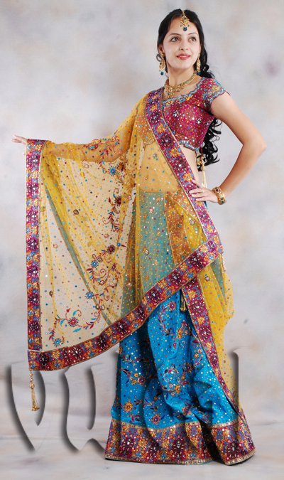 Indian Sari | Lengha Saree | Bridal Lehenga Choli | Asian Fashion