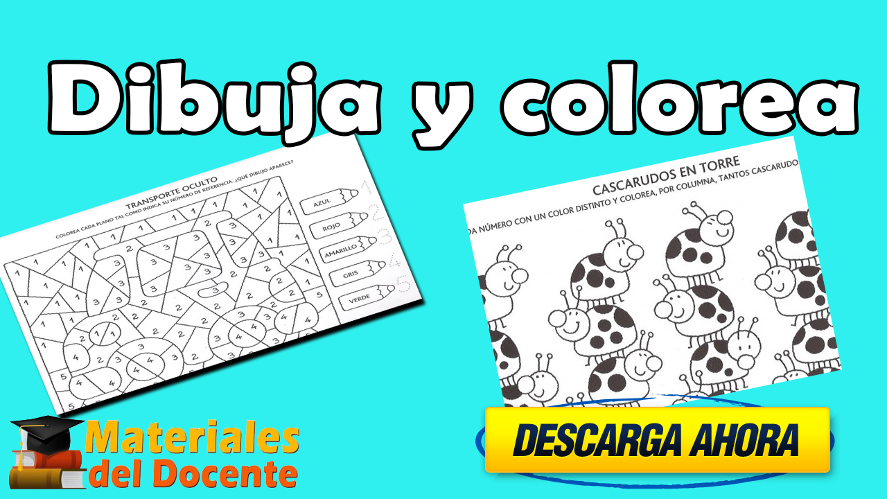 Fichas Para Contar Y Colorear ~ Materiales Del Docentes
