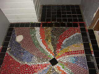 Our Irish Manor: Bottle cap floor progressive