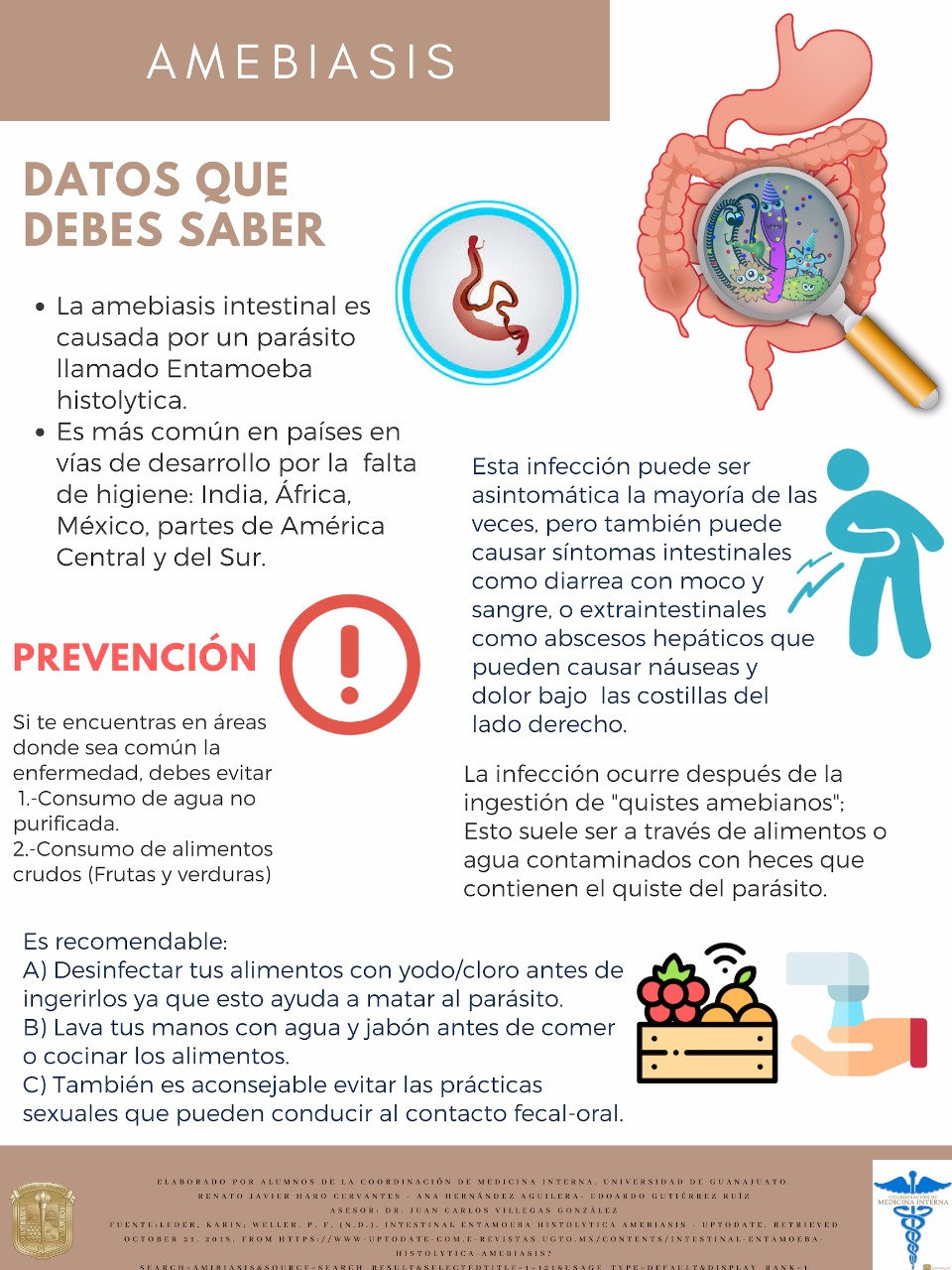 DIVULGACIÓN CIENTÍFICA UG: Amebiasis