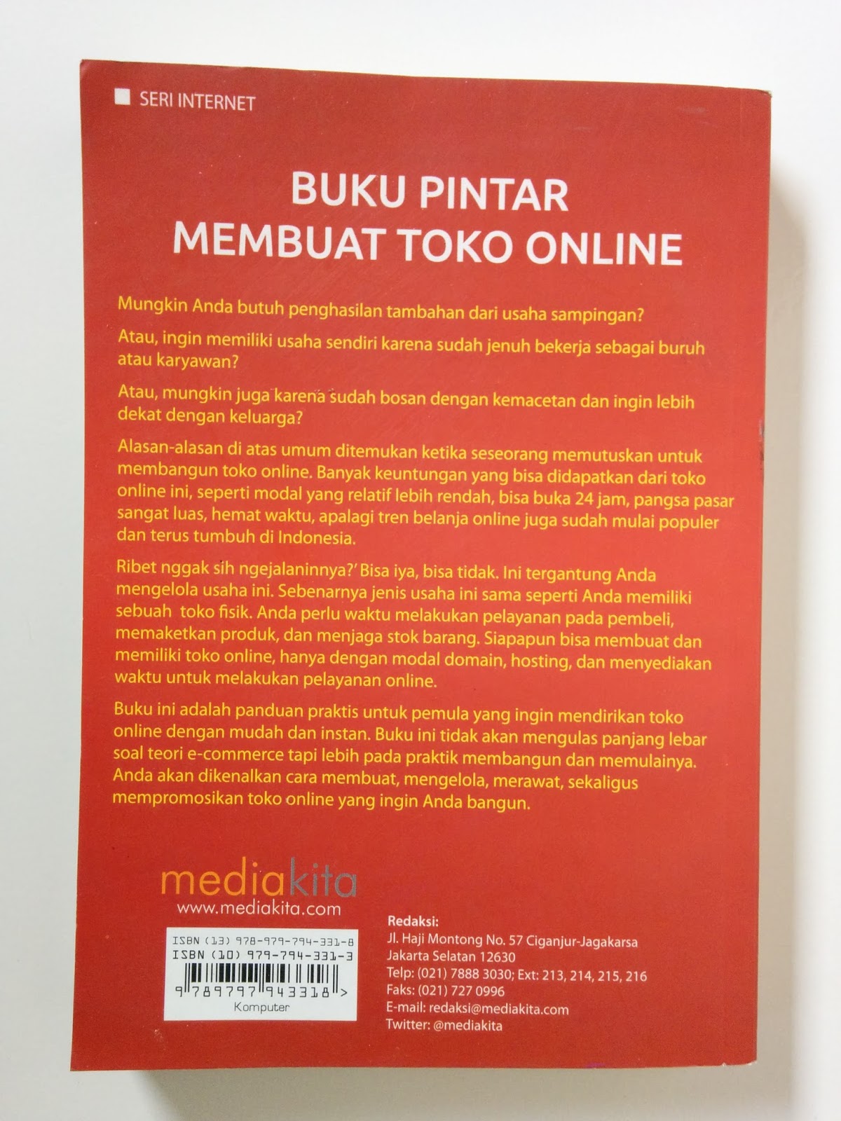 Buku Pintar Membuat Toko Online | Aksiku Toko Buku Bekas Online