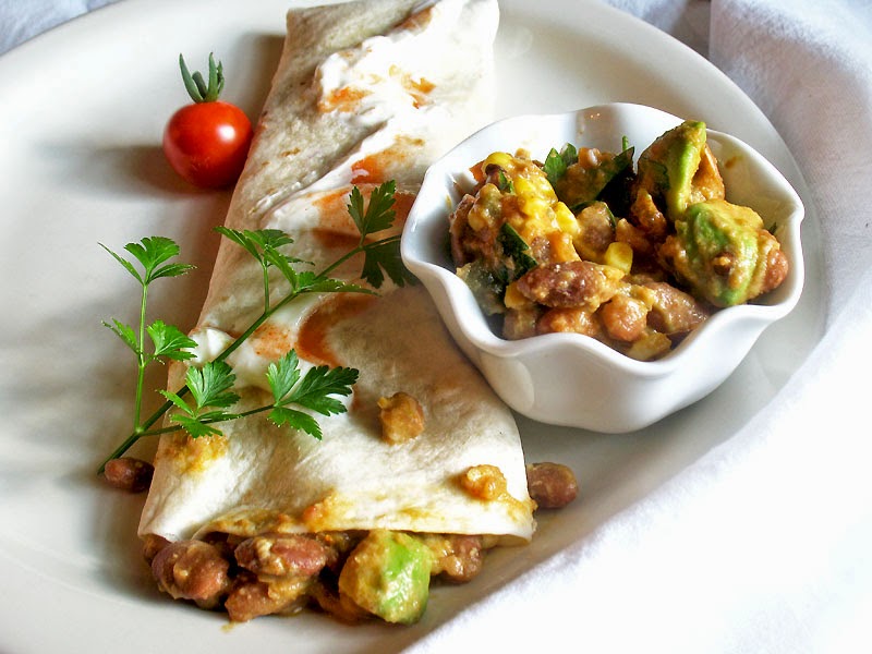 Pinto Bean and Avocado Burritos | Easy Recipes Blog