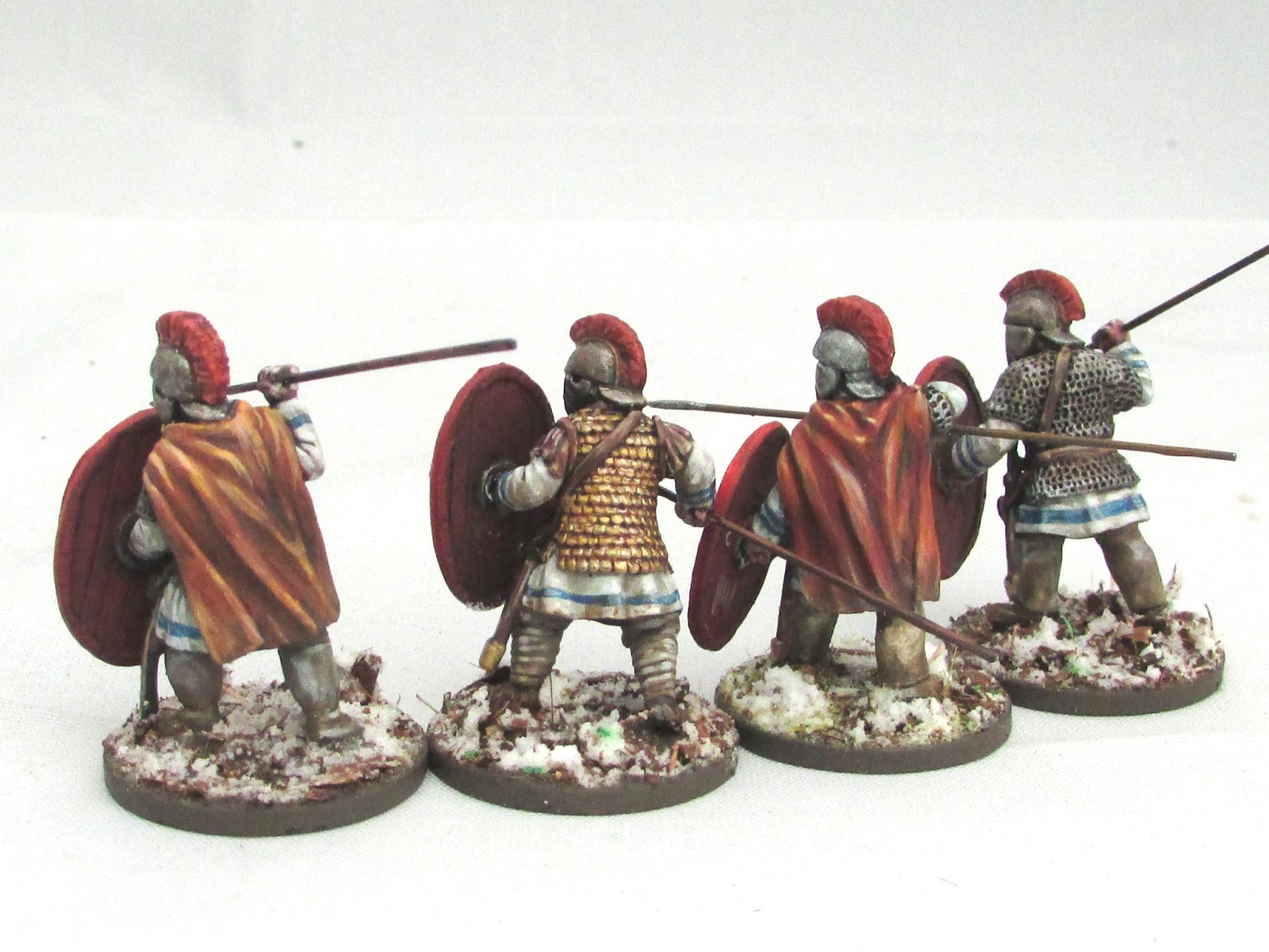 Volley Fire Painting : Footsore Miniatures 28mm Late Roman Elite ...