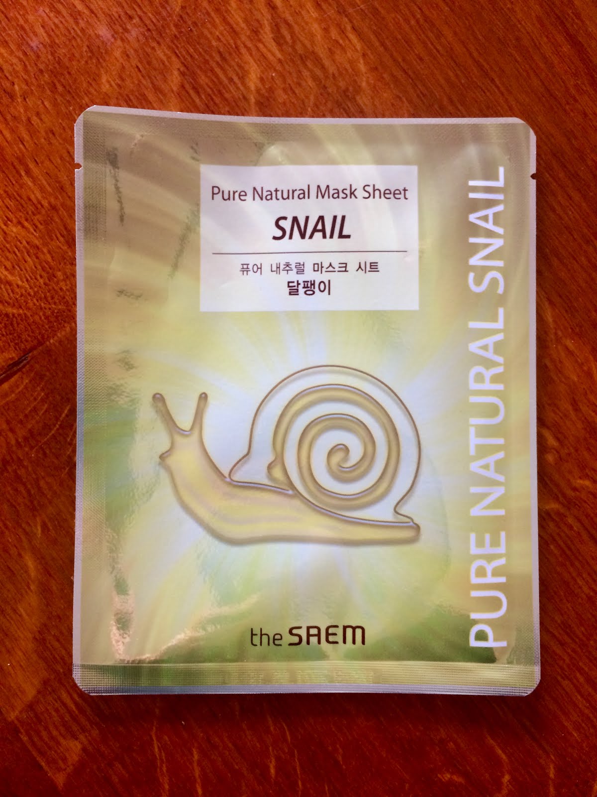 the SAEM Pure Natural Mask Sheet Snail review, is it snail-worthy ...