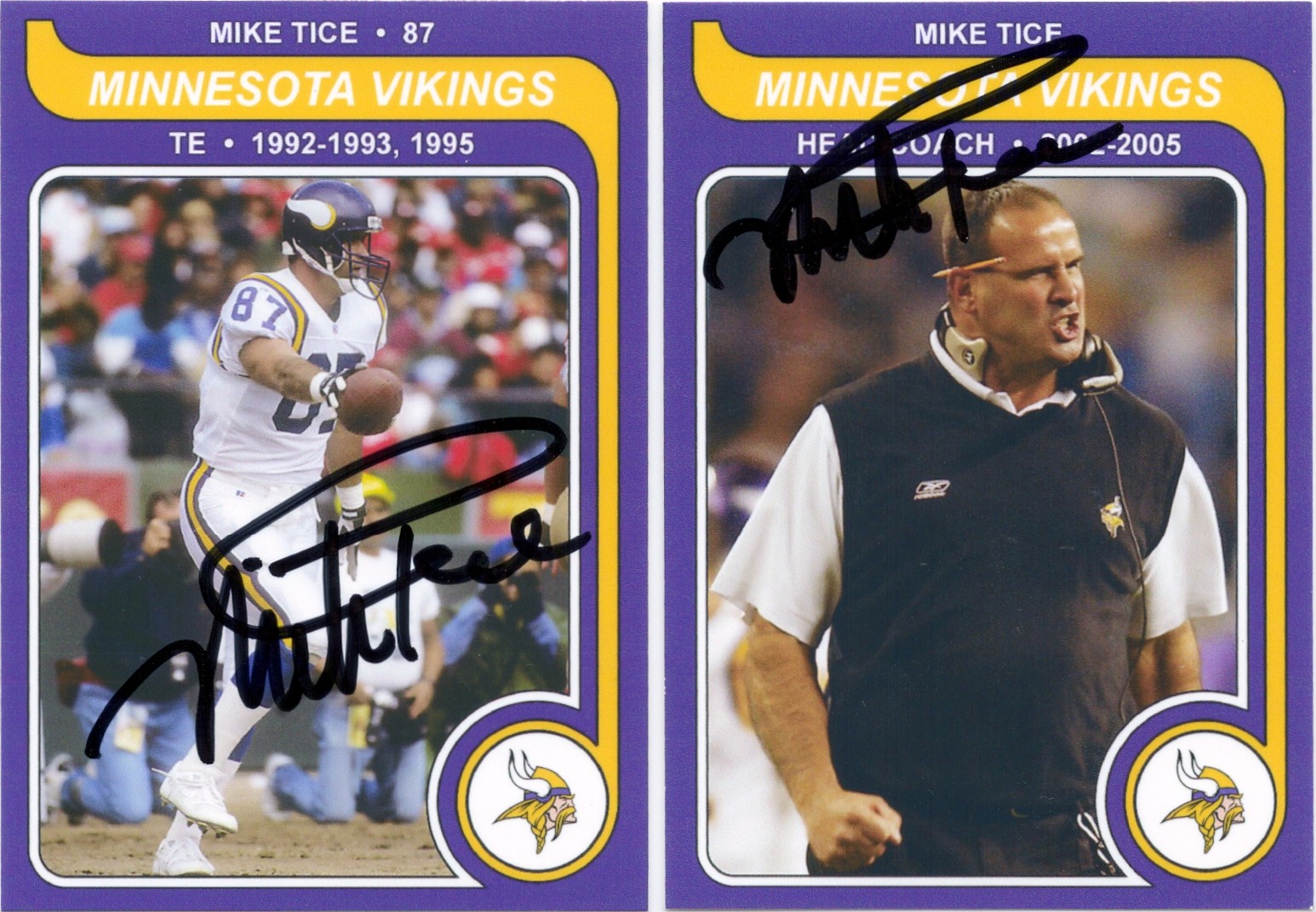 Minnesota Sports Autograph Project: MIKE TICE