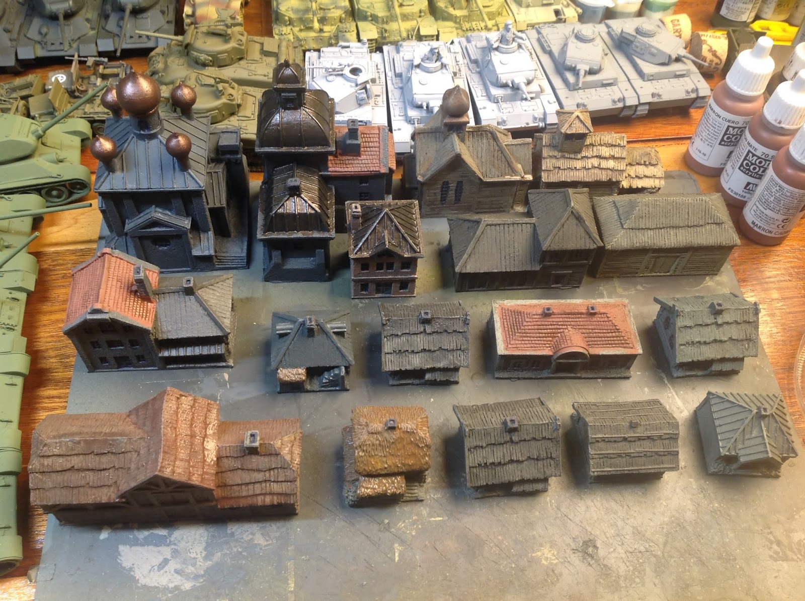 A Question Of Scale: A Wargaming Work In Progress: Terrain & Buildings ...
