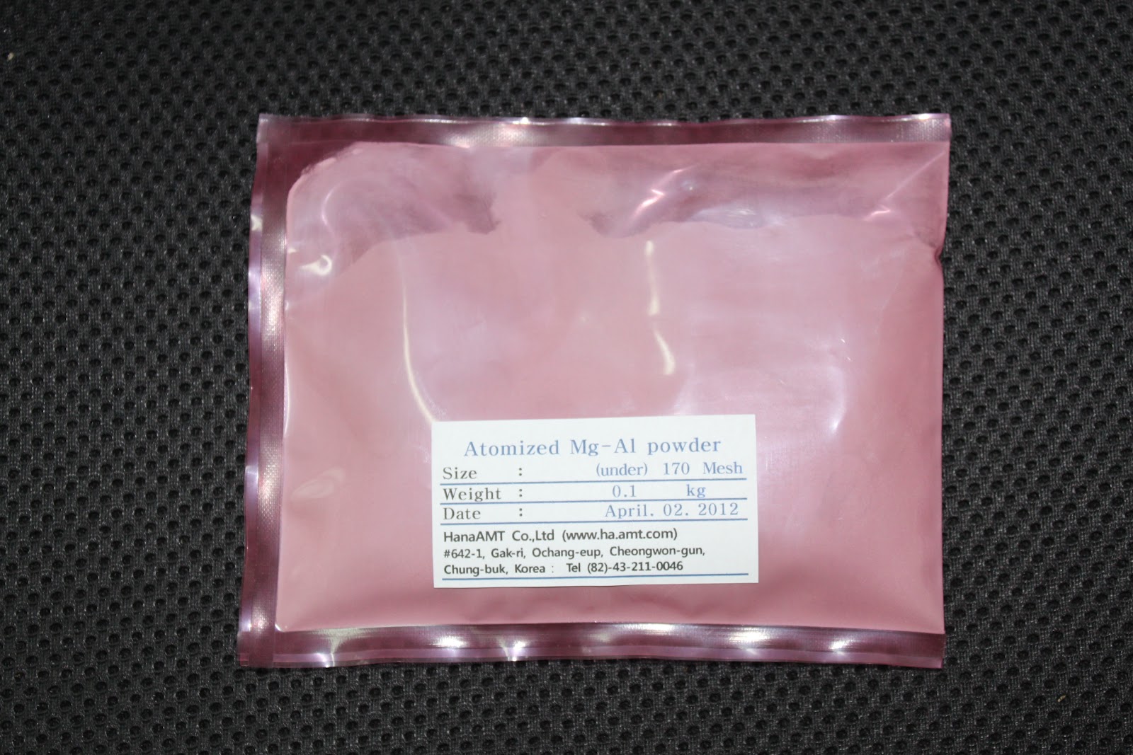 Atomized Magnesium Powder by HanaAMT: Atomized Mg-Al alloy powder under ...