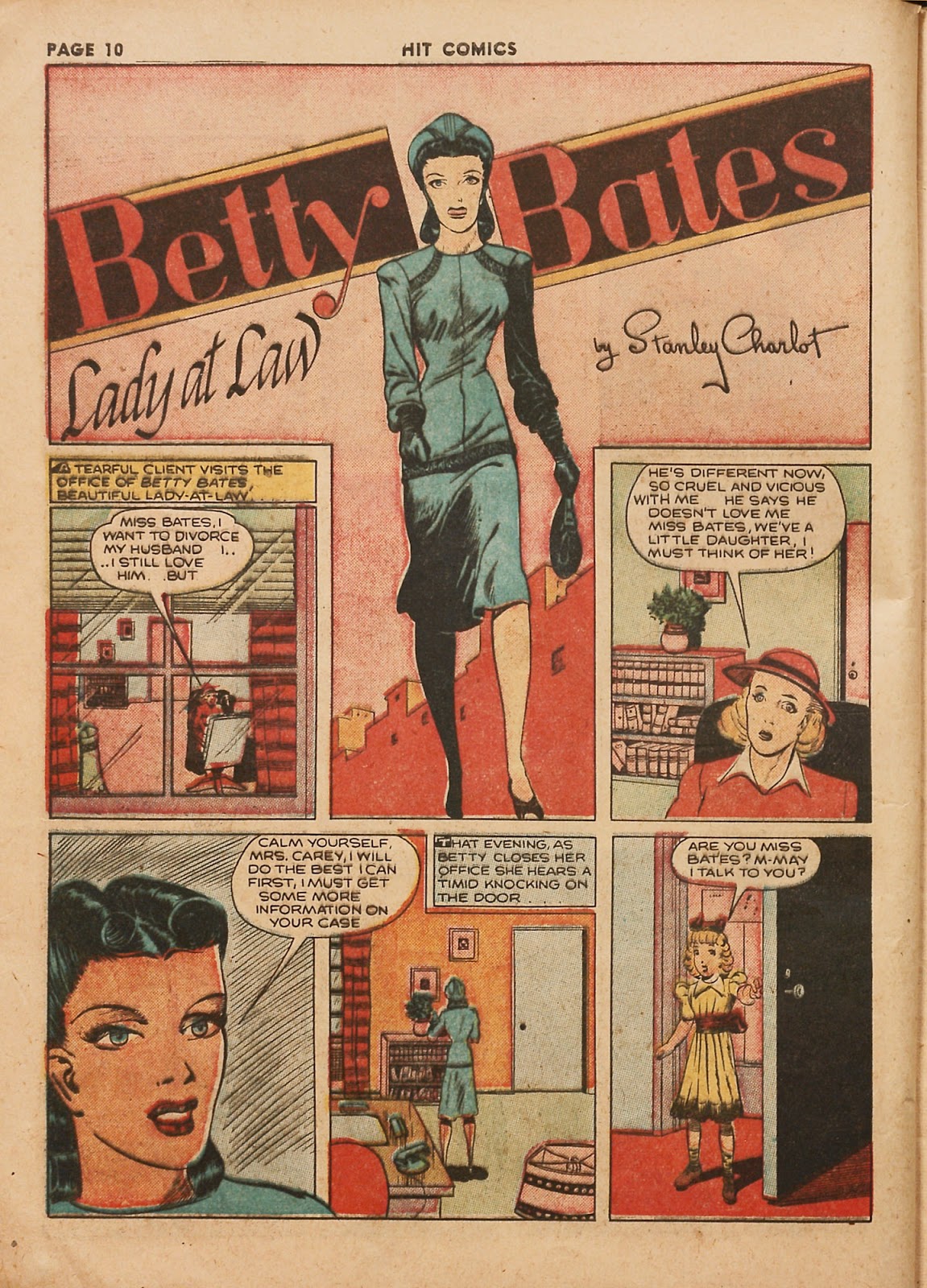 Four-Color Shadows: Betty Bates-Nick Cardy-1941