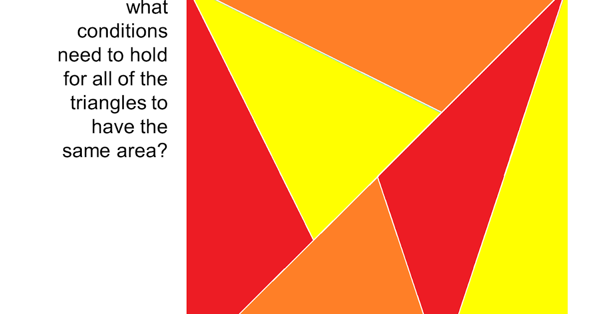 MEDIAN Don Steward mathematics teaching: triangles cut into triangles