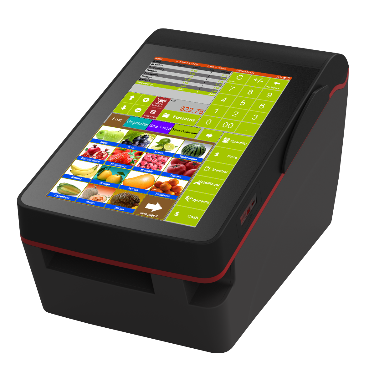 Function of POS cash register