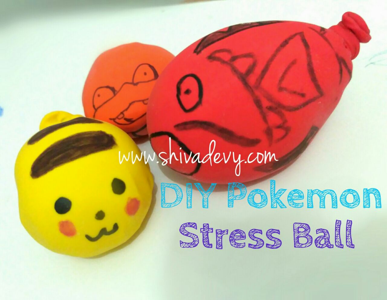 DIY: Pokemon Stress Ball | Shiva's Cozy Home