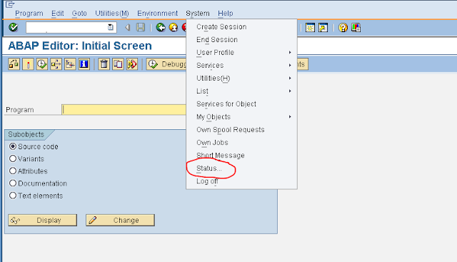 SAP TECH: Menu Exits