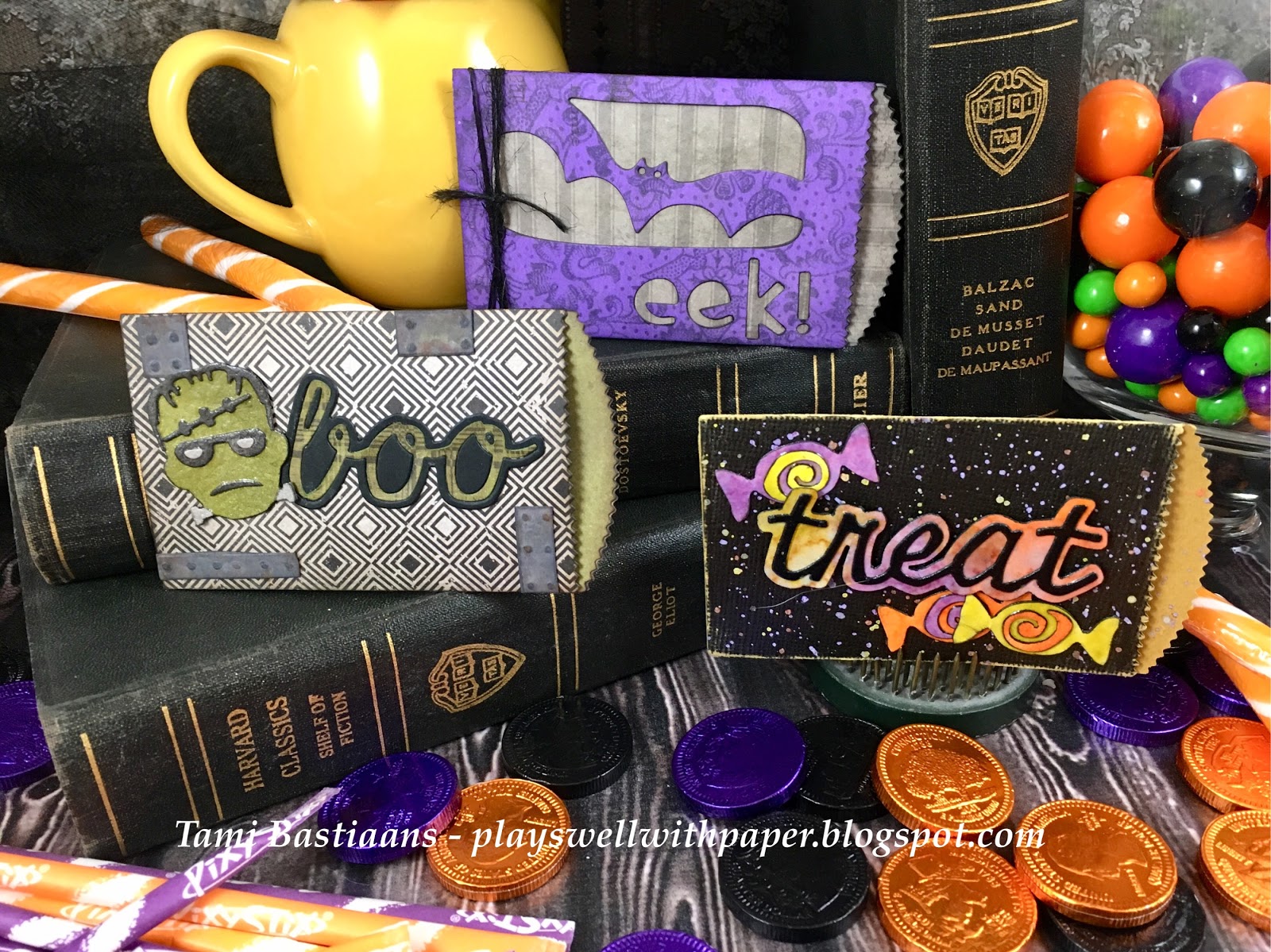 Plays Well With Paper: Trick or Treat Gift Card Holders