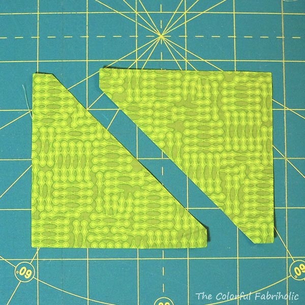 The Colorful Fabriholic: Using Die Cut Triangles with Simple Folded ...