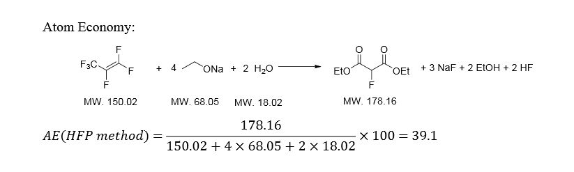 Organic Synthesis International: Atom Economy (AE), Reaction Mass ...