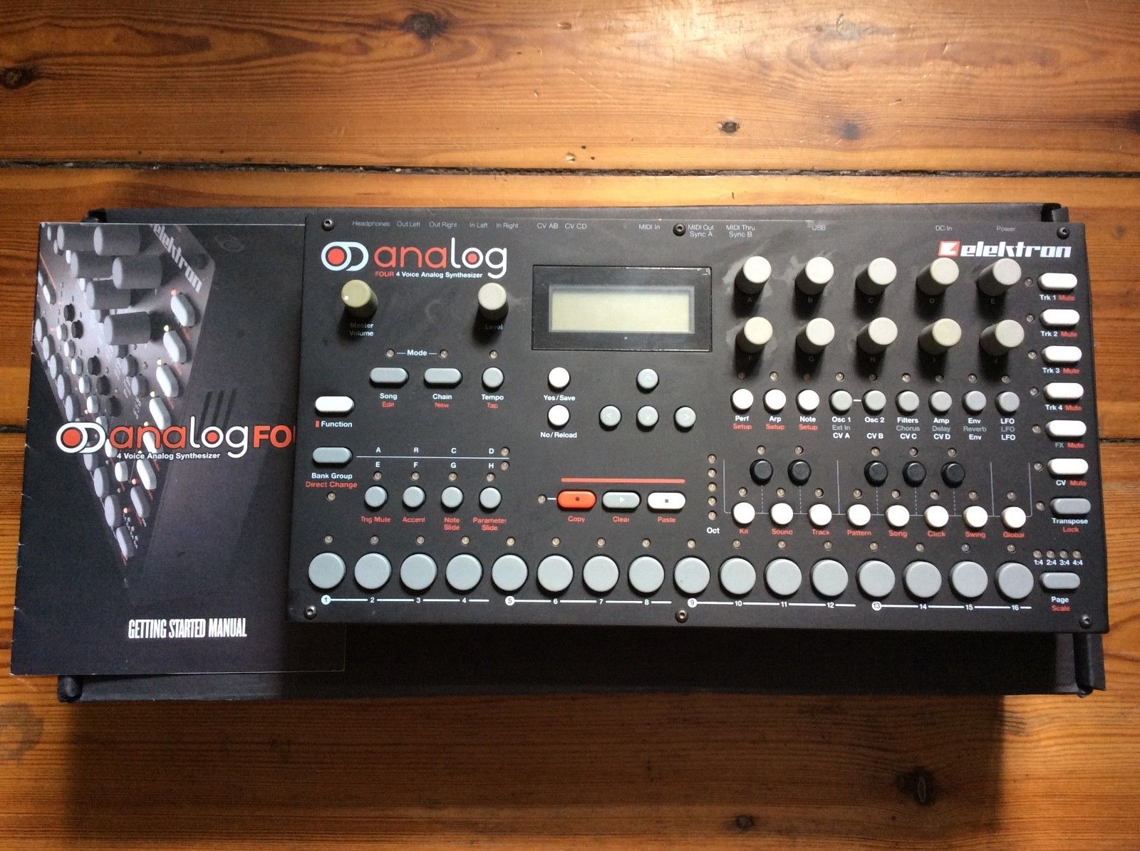 MATRIXSYNTH: Elektron Analog Four Voice Analog Synthesizer MKI SN A13010948