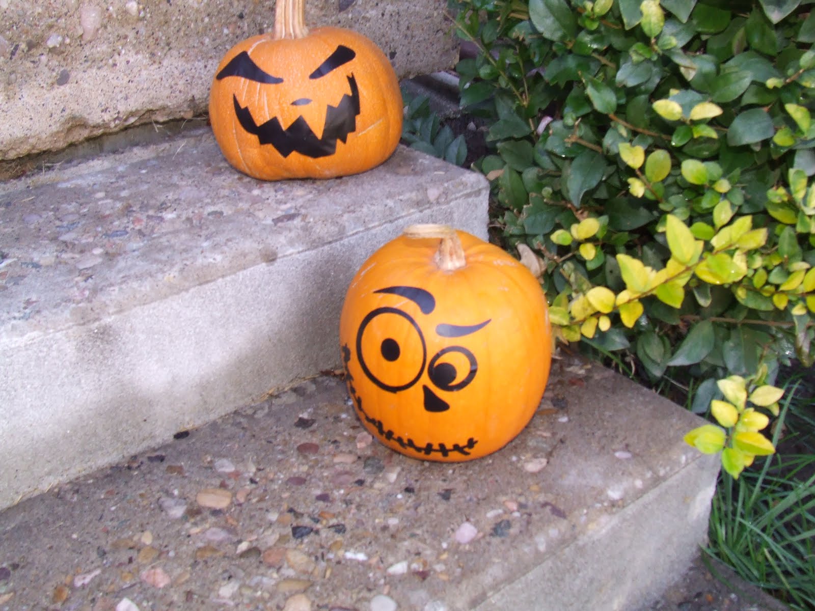 Pumpkin faces - Keeping it Simple