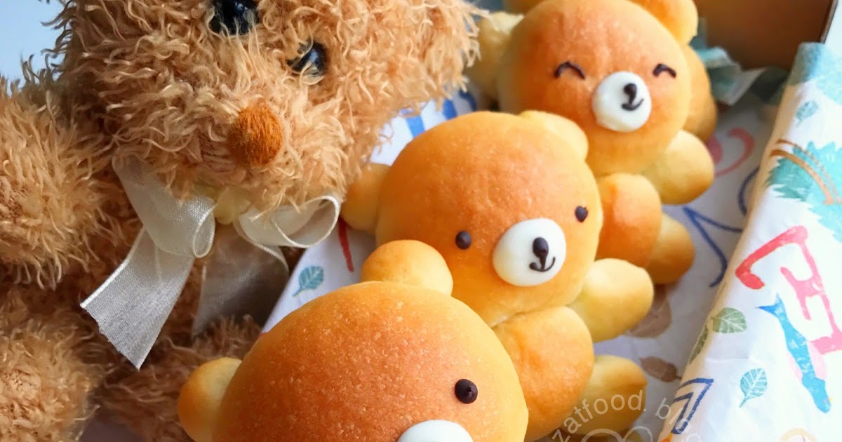 Miki's Food Archives : Teddy Bear Bread 可爱小熊软面包