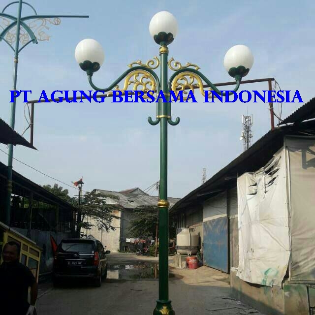 harga-jual-tiang lampu jalan-PJU-oktagonal-6,7,9 meter - ABI Tiang ...