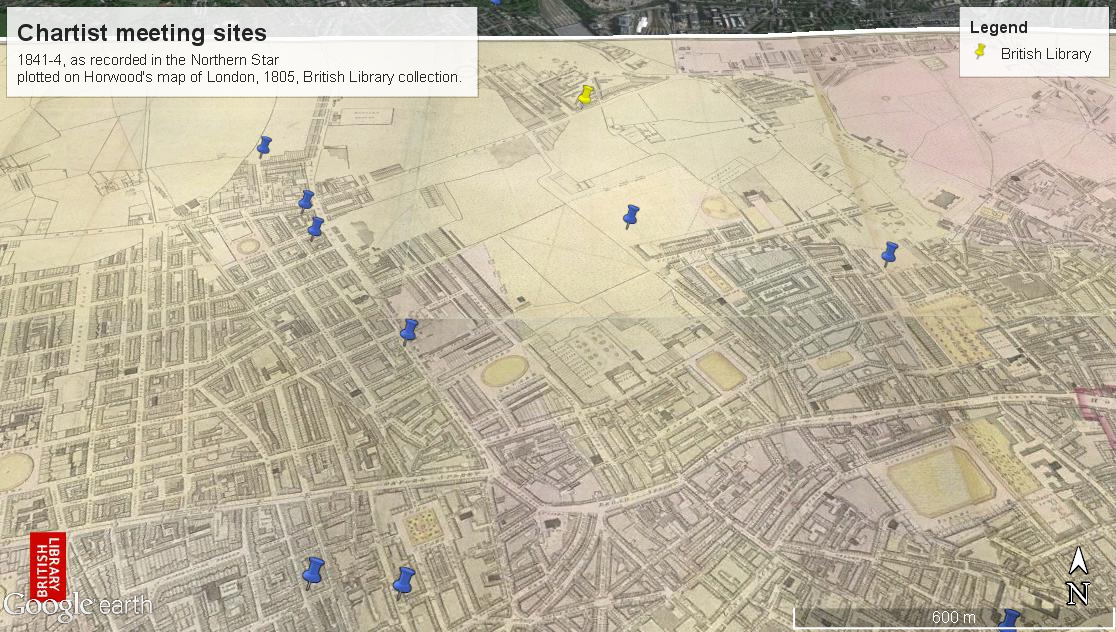 Chartist tour of London, 21 September 2015, update