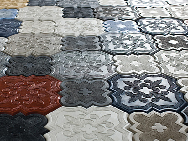 Homebuildlife: Decorative concrete tiles by Ivanka