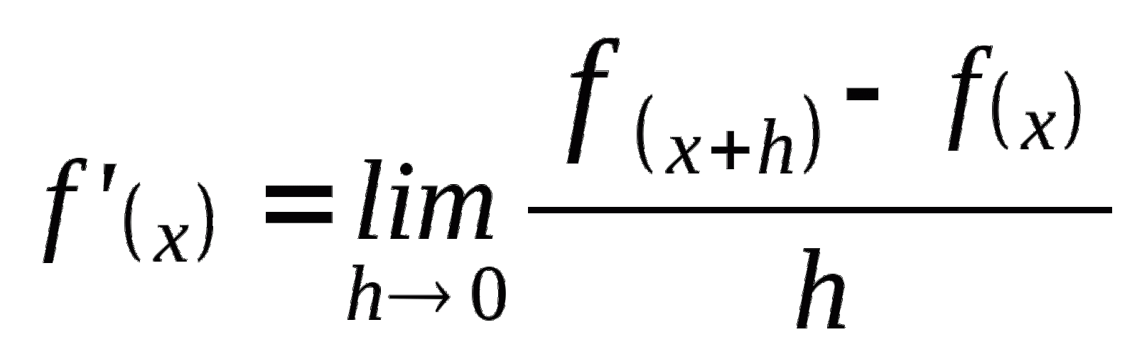 Cálculo Diferencial: LA DERIVADA