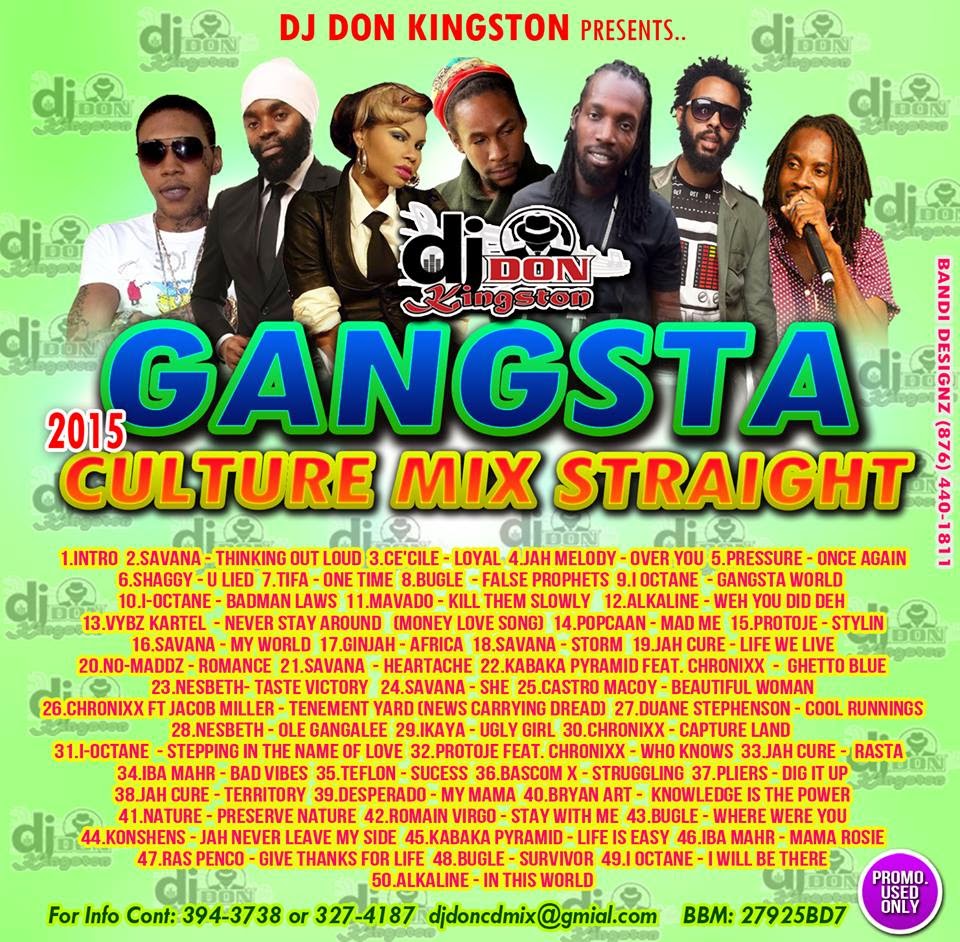DJ DON - GANGSTA CULTURE MIX STRAIGHT | VideocreationsJA
