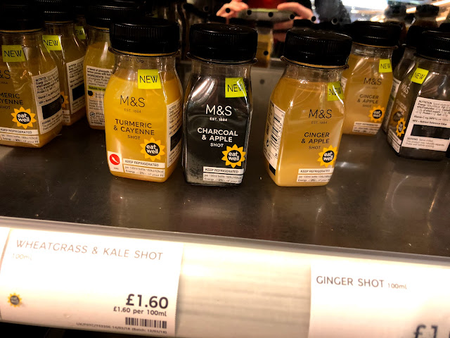 FOODSTUFF FINDS: M&S Charcoal & Apple Shot (Marks & Sparks) by @NLi10