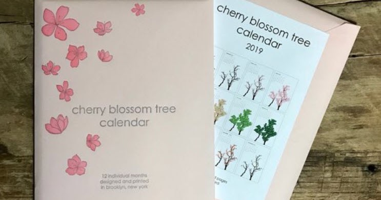 Letters & Journals: Cherry Blossom Tree Calendar Giveaway