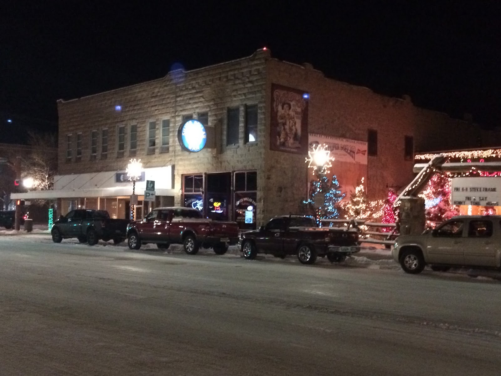 Painted Bricks: Silver Dollar Bar & Grill, Cody Wyoming
