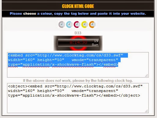 Cara Memasang Kode Script HTML Widget Jam Digital Keren di Blogger ...