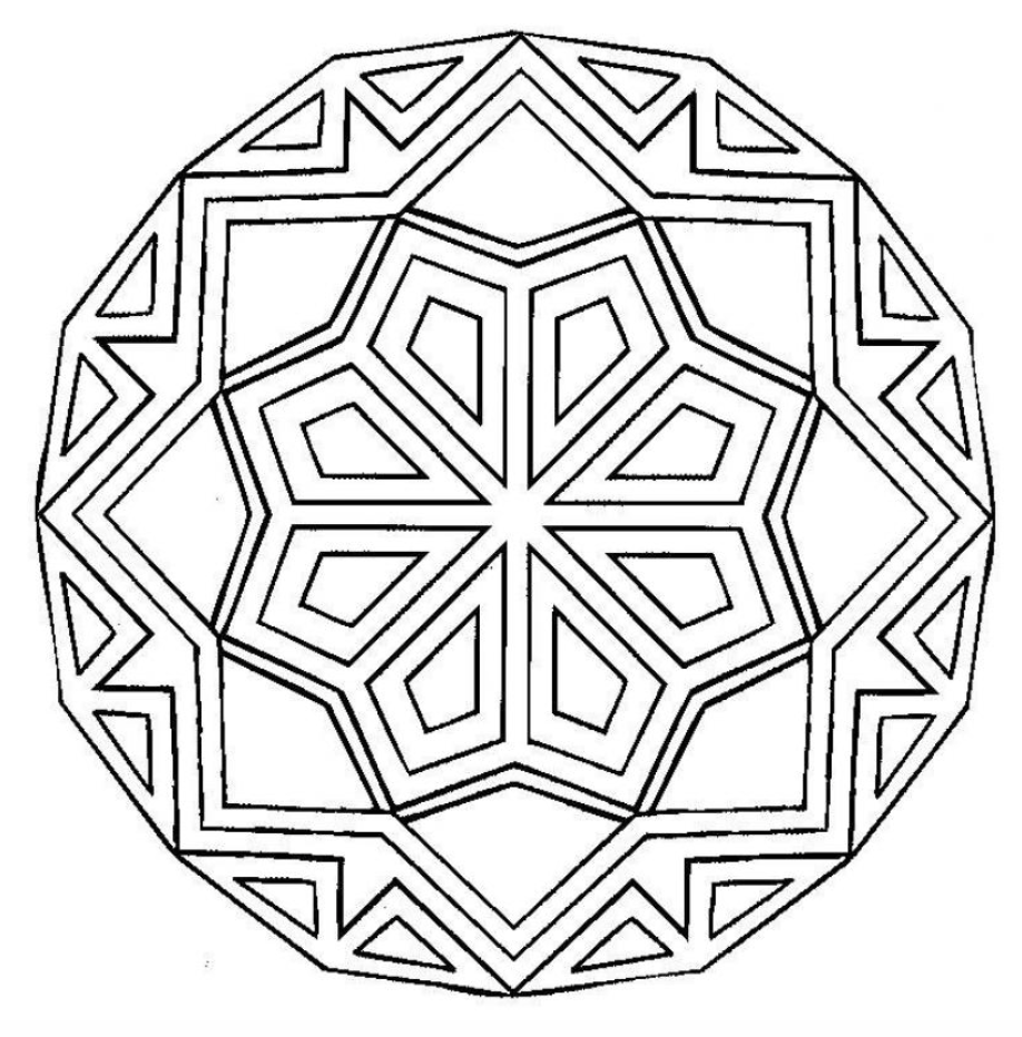 frieda louise: Radial Symmetry Mandala Lesson