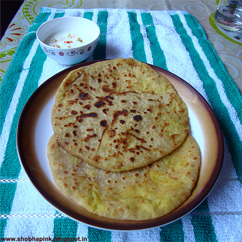 Shobha's: Stuffed Muli Paratha