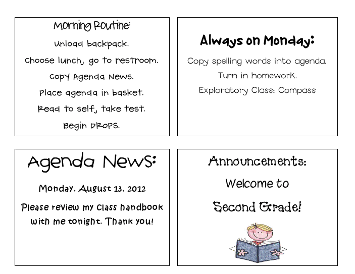 Stapler's Strategies: Morning Message for Promethean or Smart Boards