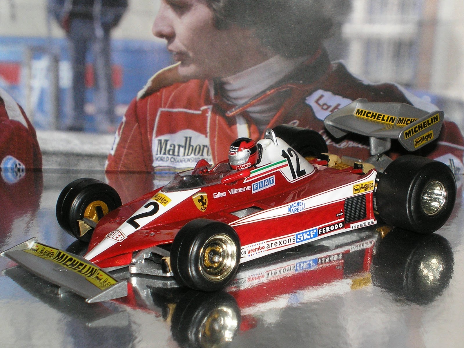 QUATRO RODINHAS: Ferrari 312T3 - Gilles Villeneuve (1978)