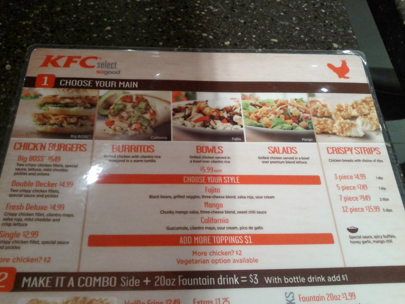 Toronto things: KFC Select open hours in Toronto at 730 Yonge Street