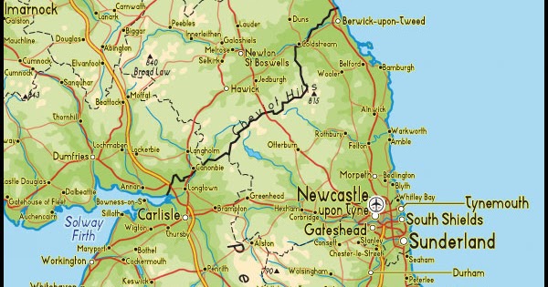 North England Regions Map | United Kingdom Map Regional City Province